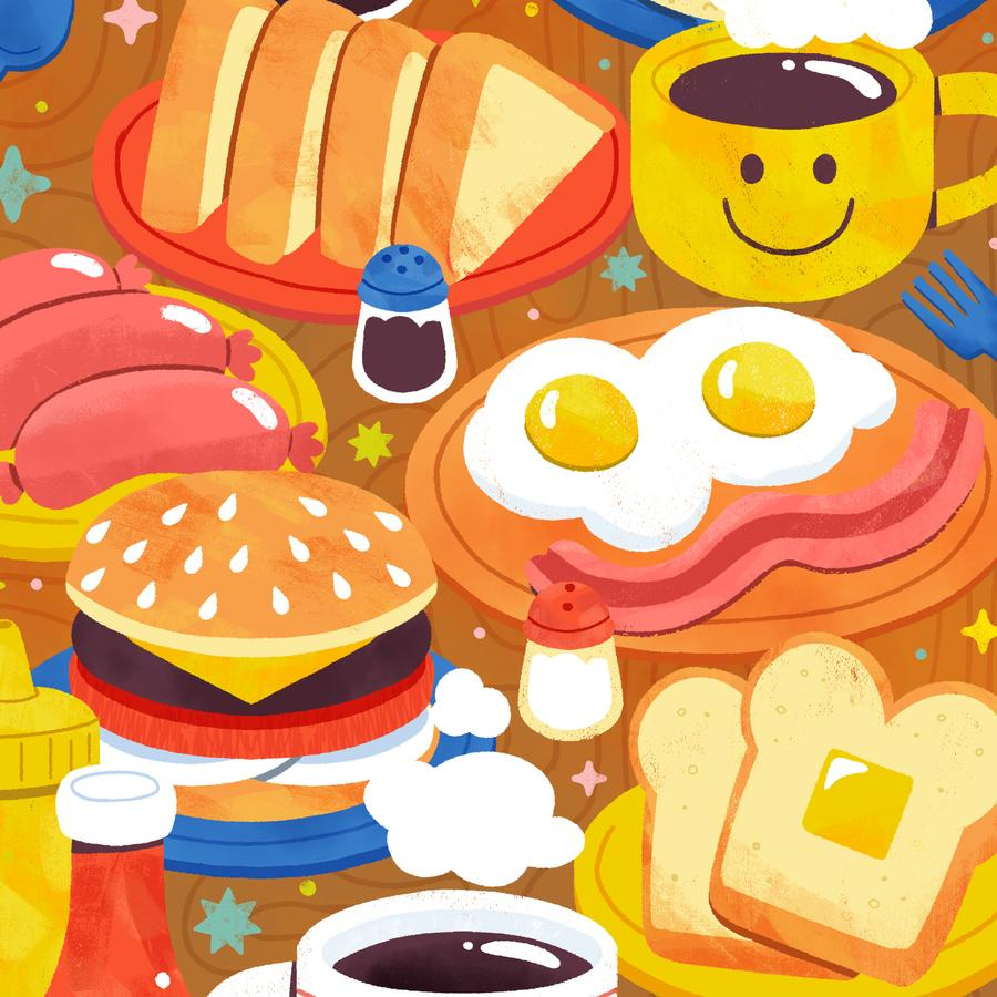 Diner Eats — Cute N Grim