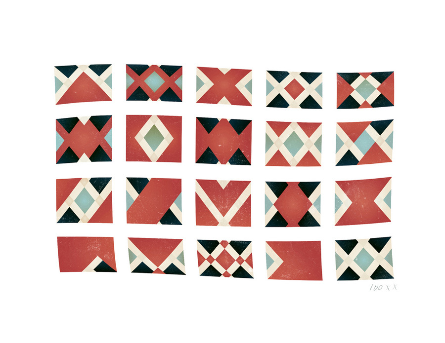 The White Canvas Is Almost Solemn — Each Superfluous Line Any Color Placed Without Veneration 