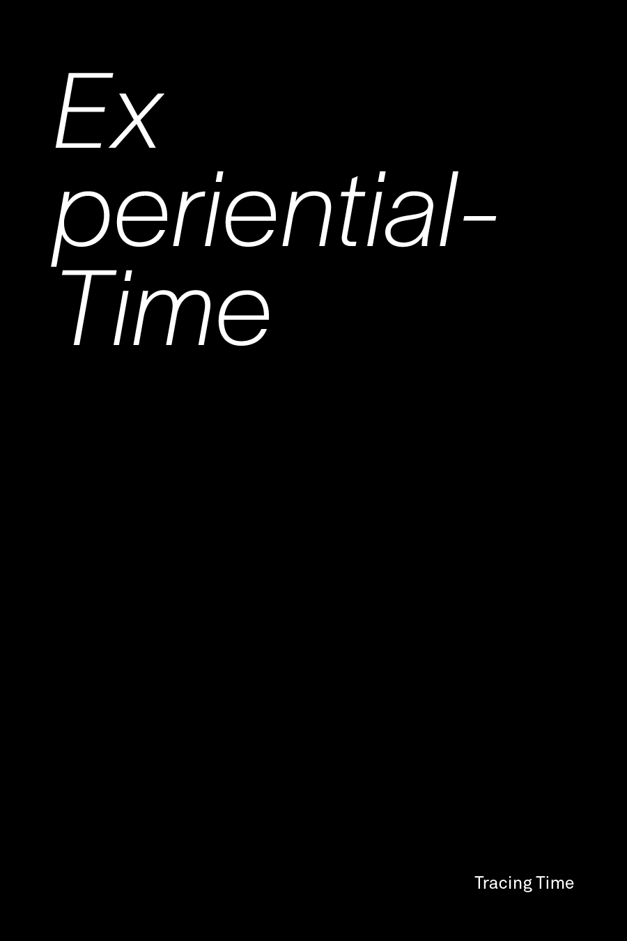 Schedule — tracingtime.studio