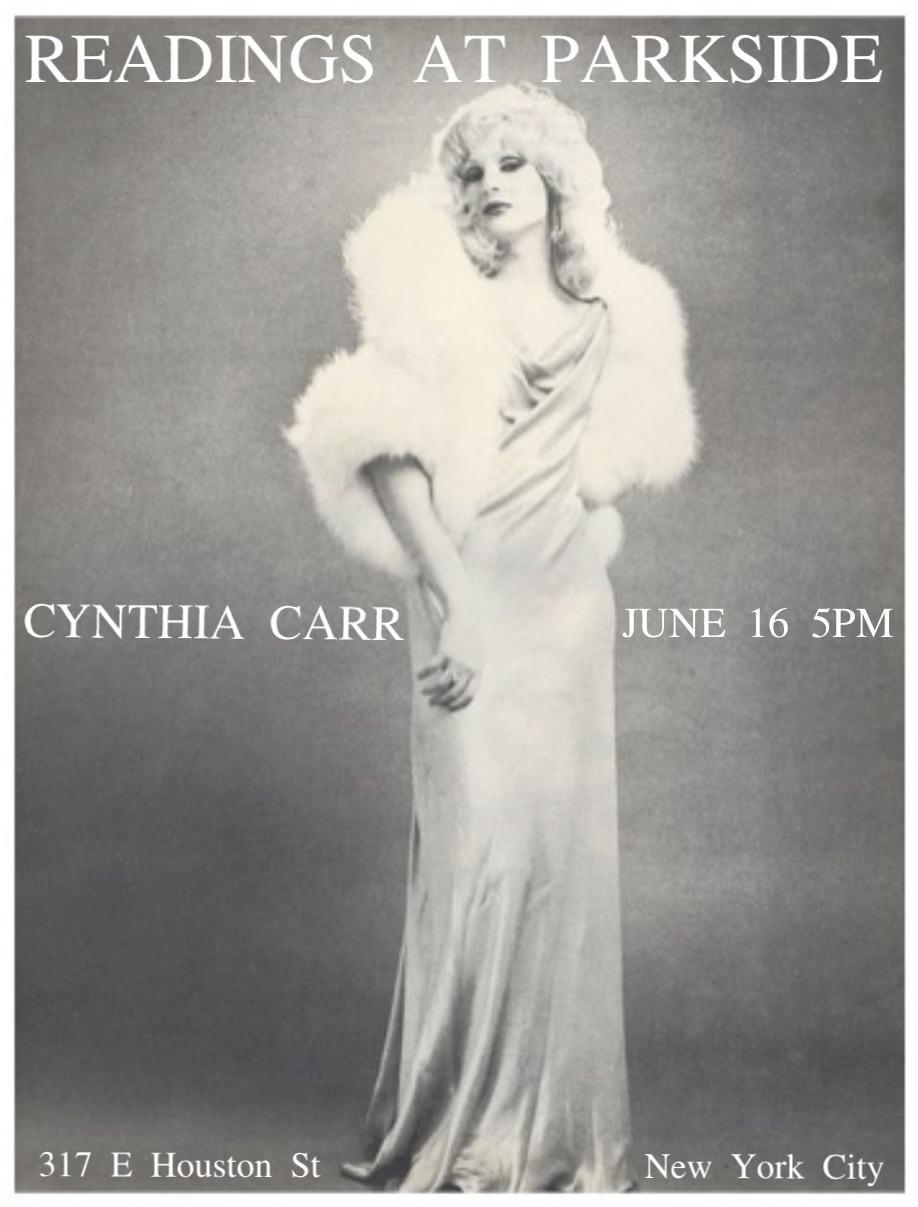 C CARR — TENT EDITIONS