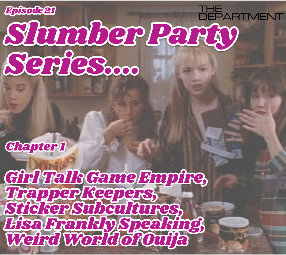 Slumber Party Series: Girl Talk Game Empire, Trapper Keepers, Sticker ...